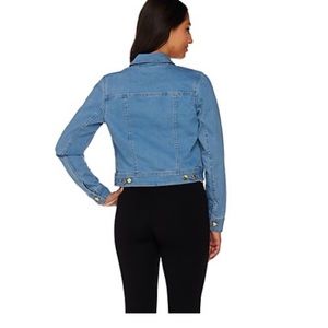 C. Wonder | Jackets & Coats | New Cropped Denim Jacket With Signature ...